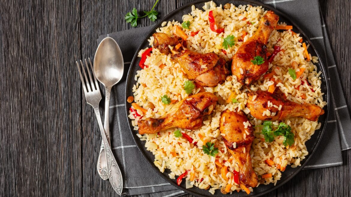 Quick Recipe for Mediterranean Chicken with Rice | SaucyRecipes.com ...